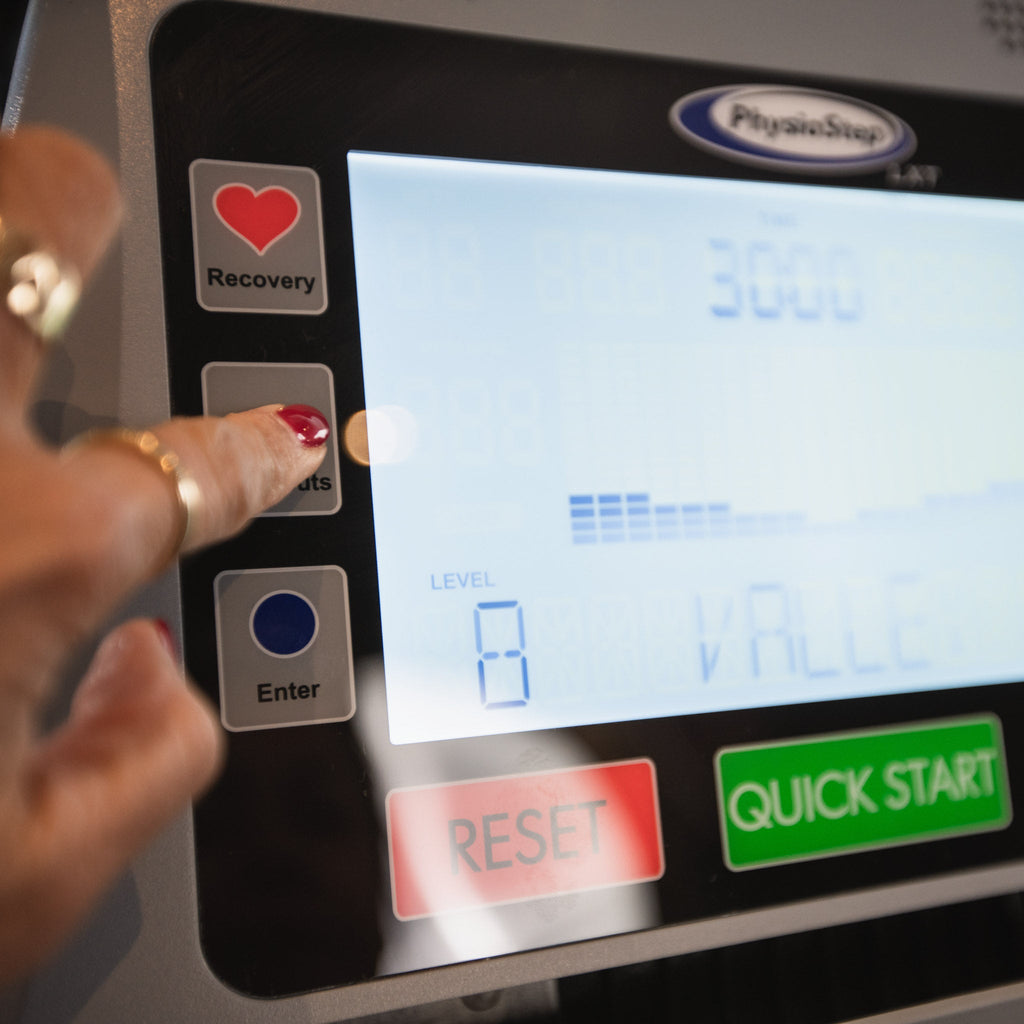 PhysioStep LXT-700 Recumbent Linear Stepper Cross Trainer with Swivel