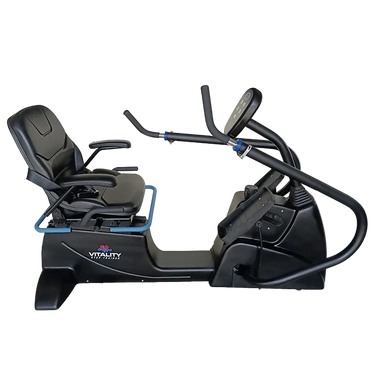 Vitality PRO Step-Thru Recumbent Cross Trainer - Black - New for 2026