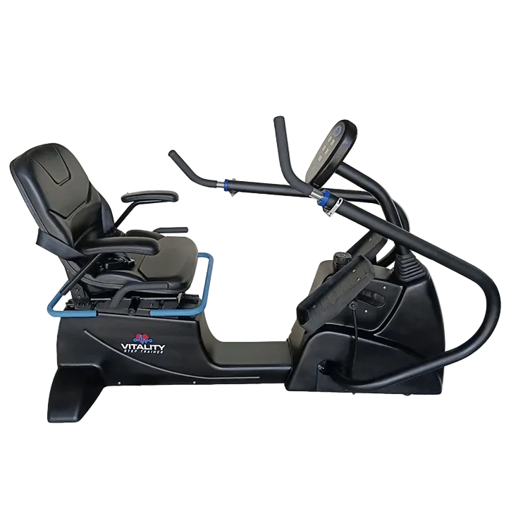 Vitality PRO Step-Thru Recumbent Cross Trainer - Black - New for 2026